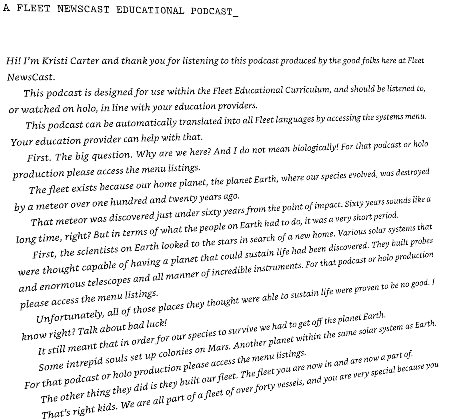 The Worldship Humility. Recenzja książki. – ignormatyk